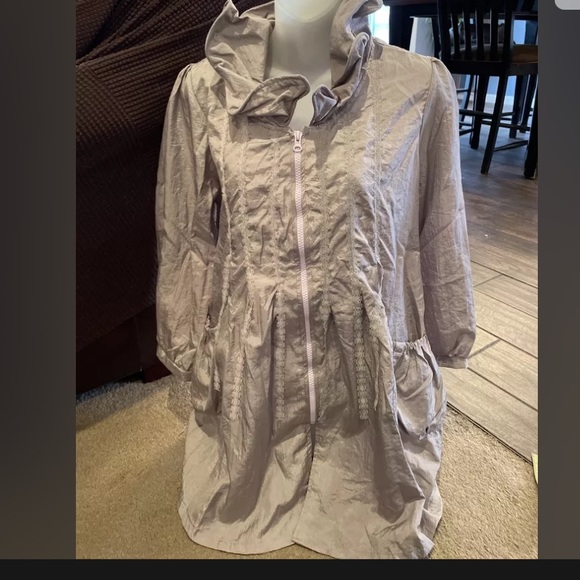 Pretty Angel | Jackets & Coats | Pretty Angel Silk Blend Full Zip Light ...